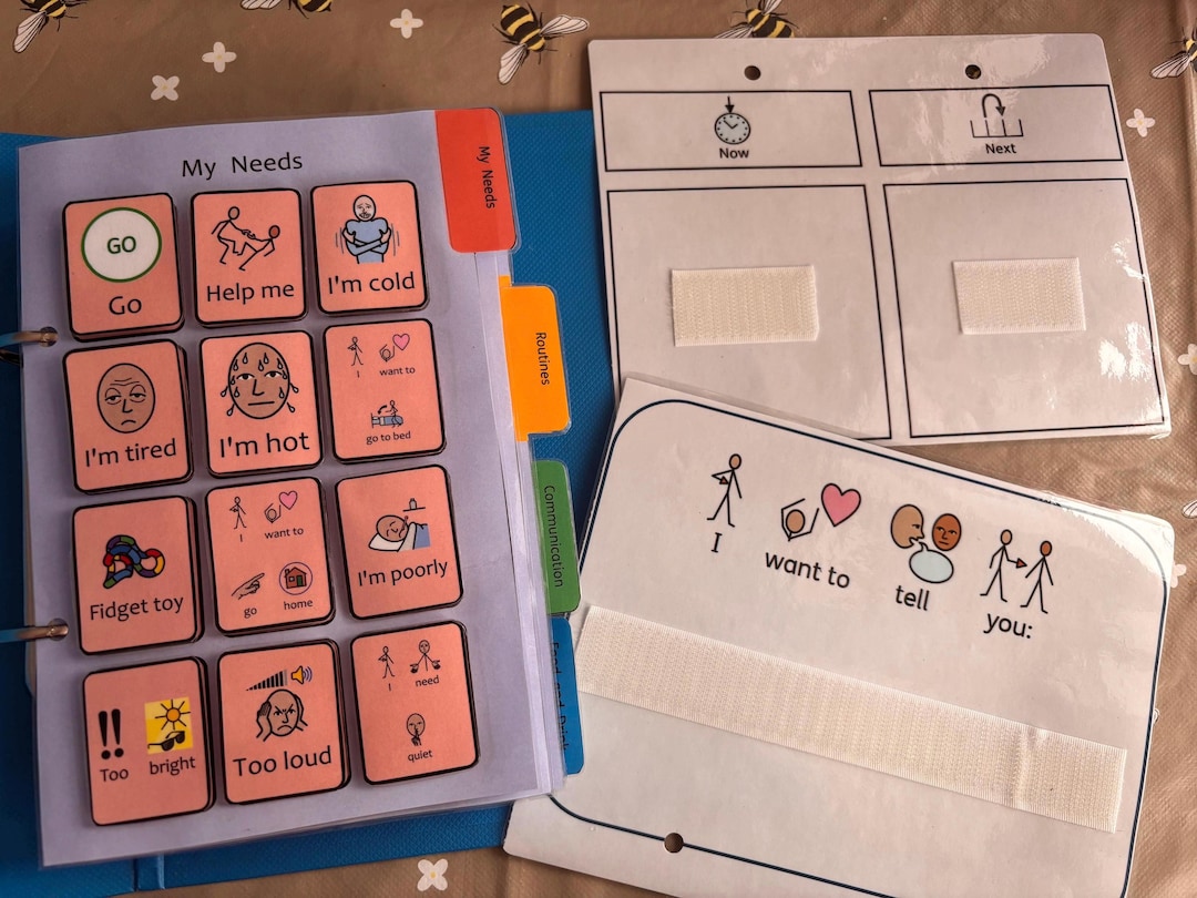 PECS Communication Folder- A5 - Etsy