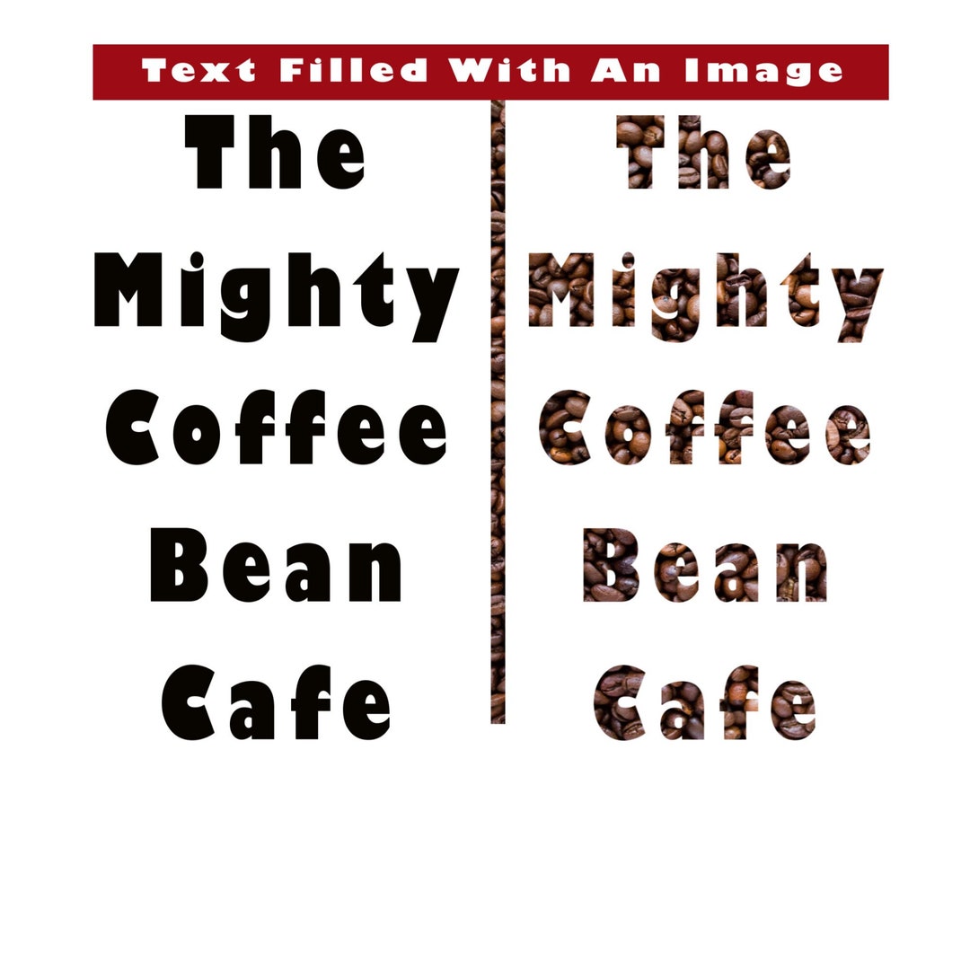 Text Filled With Image, Lettered Image, Letters Photo, Image Editing ...