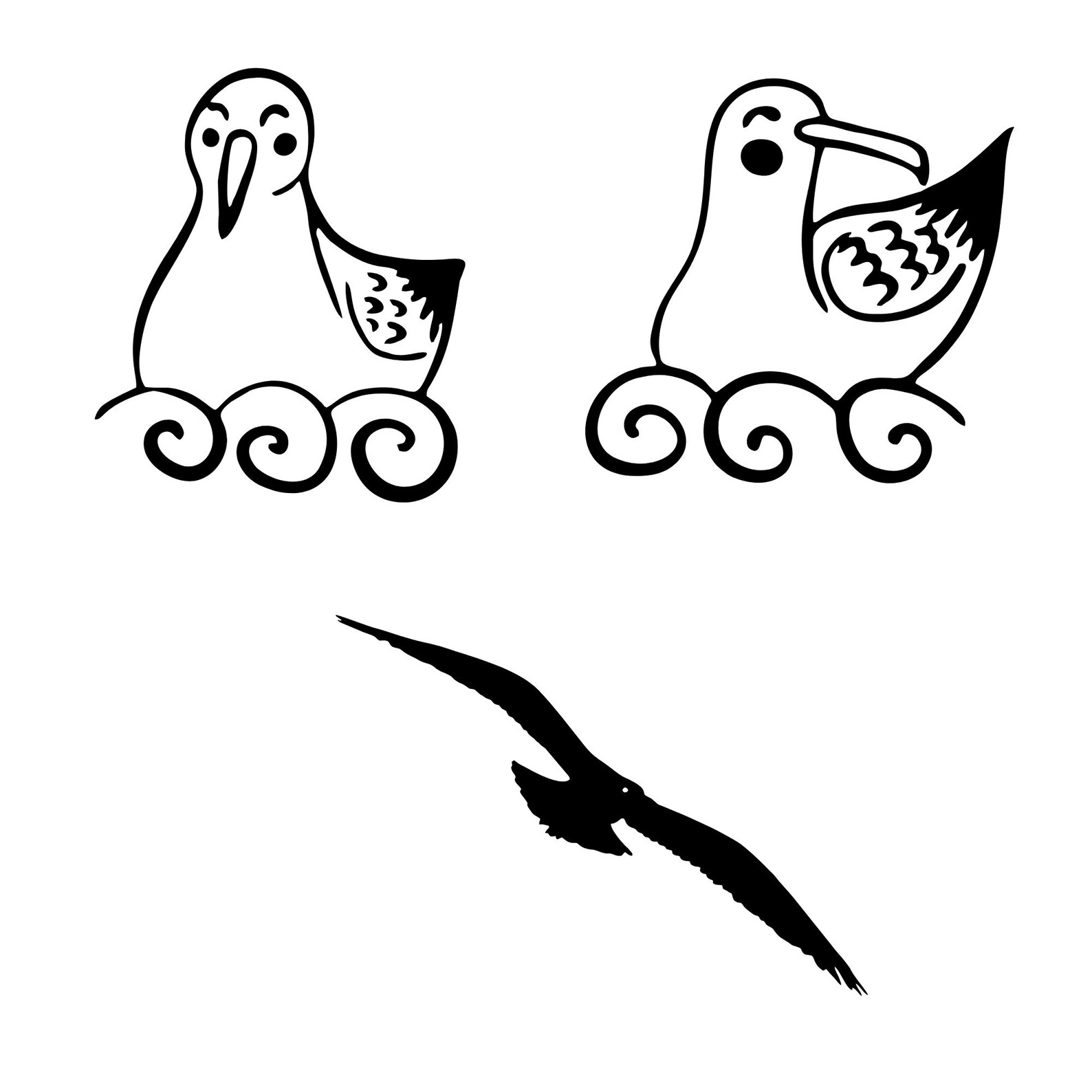 Seagull Svg Bundle, Seagull Clipart, Seagull Head Vector, Coastal Decal ...