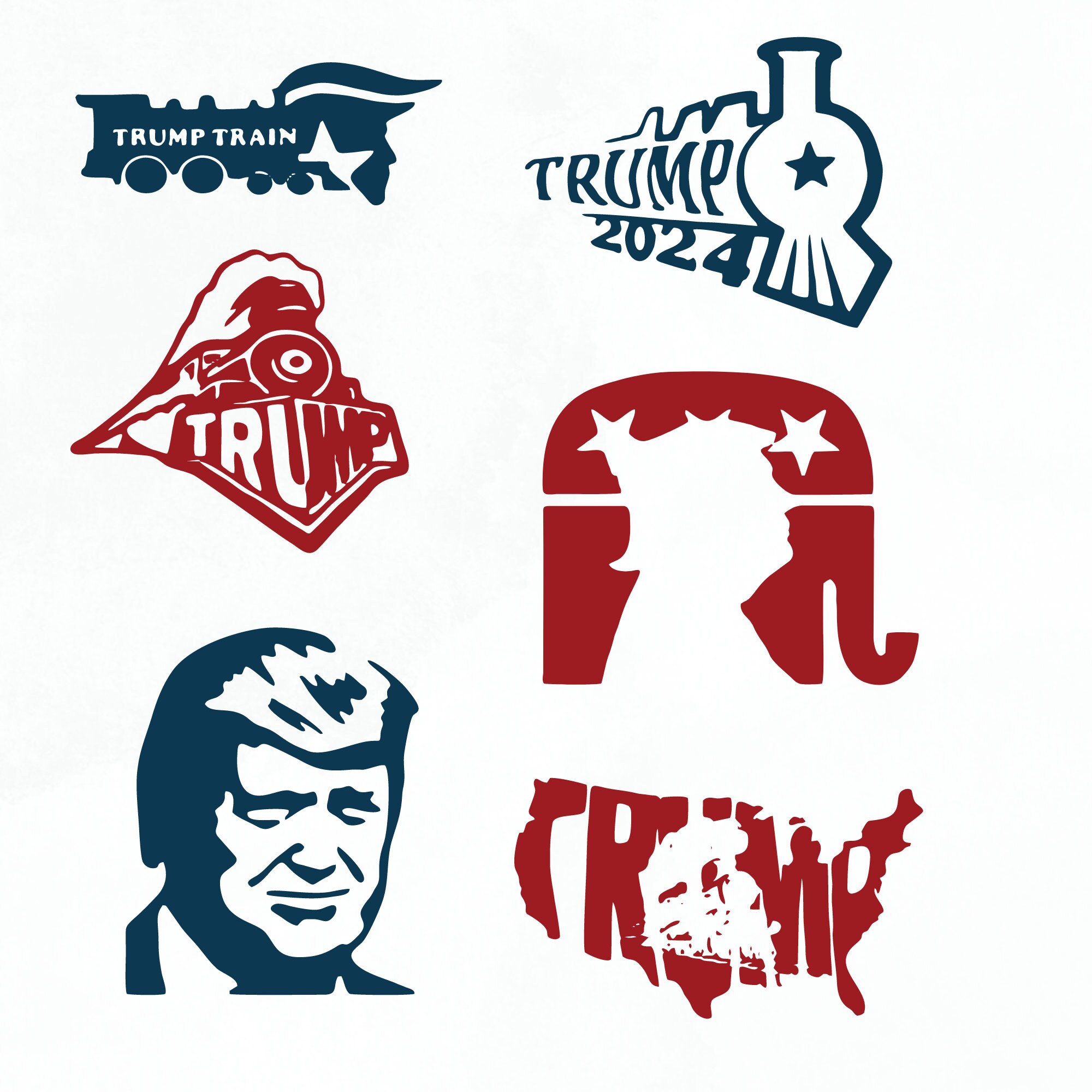 Donald Trump Svg Bundle, Trump Clipart for Cricut, Trump Svg, Trump ...