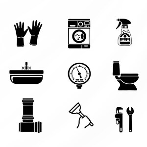 Plumber Svg Bundle, Plumber Tools Clipart for Cricut, Plumber Vector ...