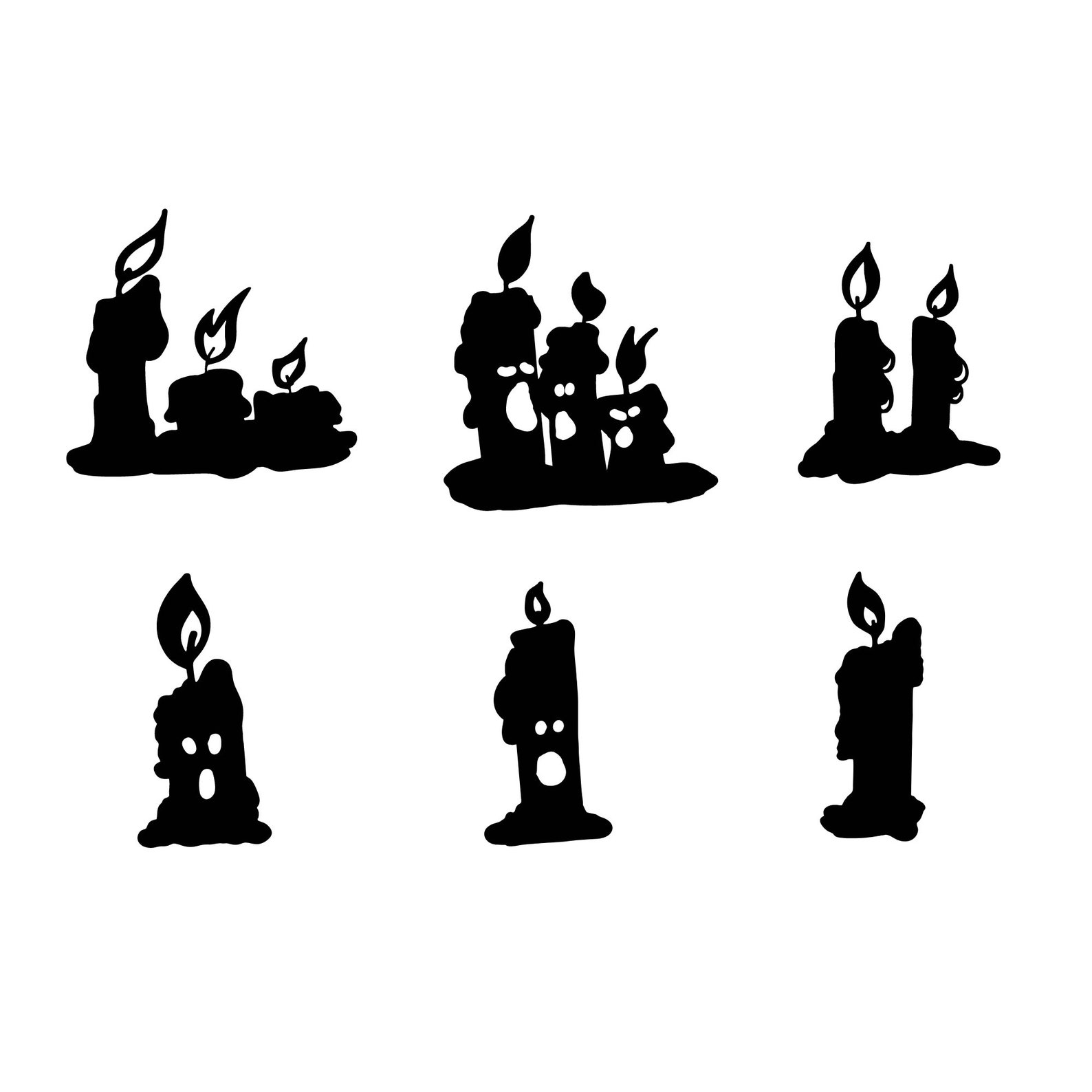 Candle Svg Bundle, Candle Clipart for Cricut, Candle Silhouette, Prayer ...