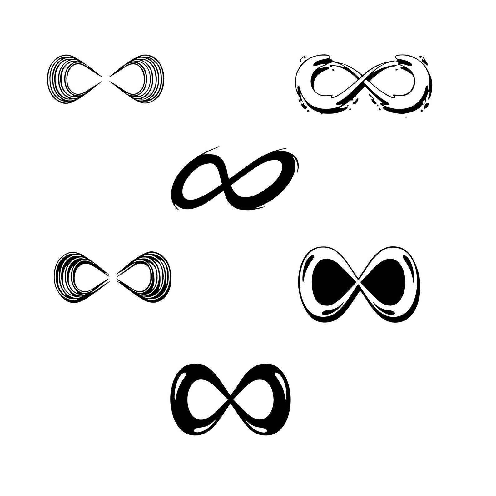Infinity Svg Bundle, Infinity Sign Clipart for Cricut, Infinity Love ...