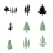 Evergreen Trees Svg Bundle, Pine Tree Clipart for Cricut, Evergreen ...