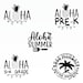 Aloha Svg Bundle, Aloha Clipart for Cricut, Aloha Beaches Silhouette ...