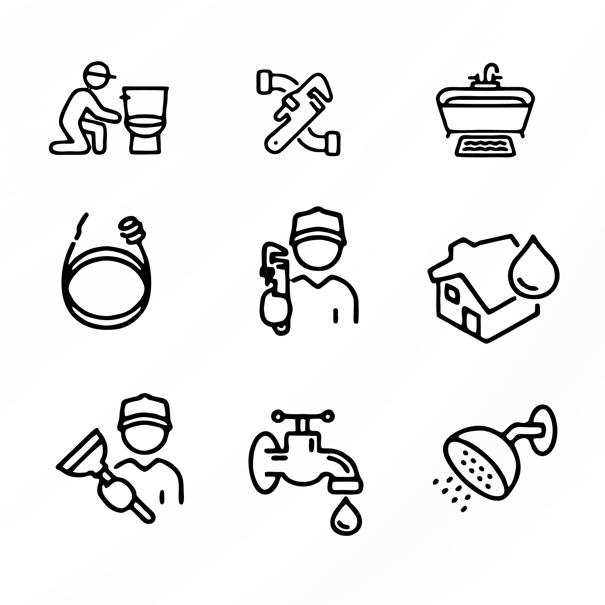 Plumber Svg Bundle, Plumber Tools Clipart for Cricut, Plumber Vector ...