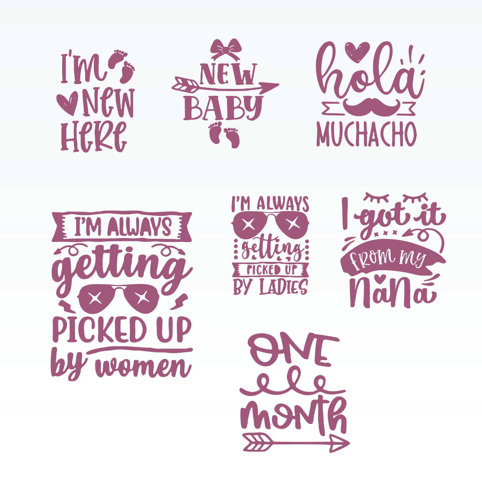 Toddler Svg Bundle, Kids Toddler Clipart for Cricut, Funny Kids Toddler ...