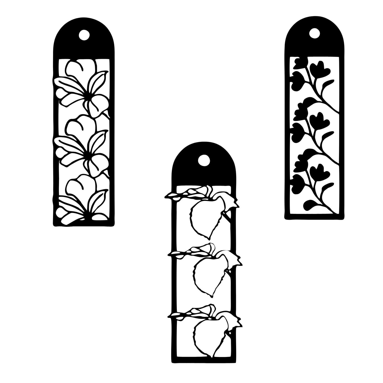 Bookmark Svg Bundle, Bookmark Clipart for Cricut, Bookmark Silhouette ...