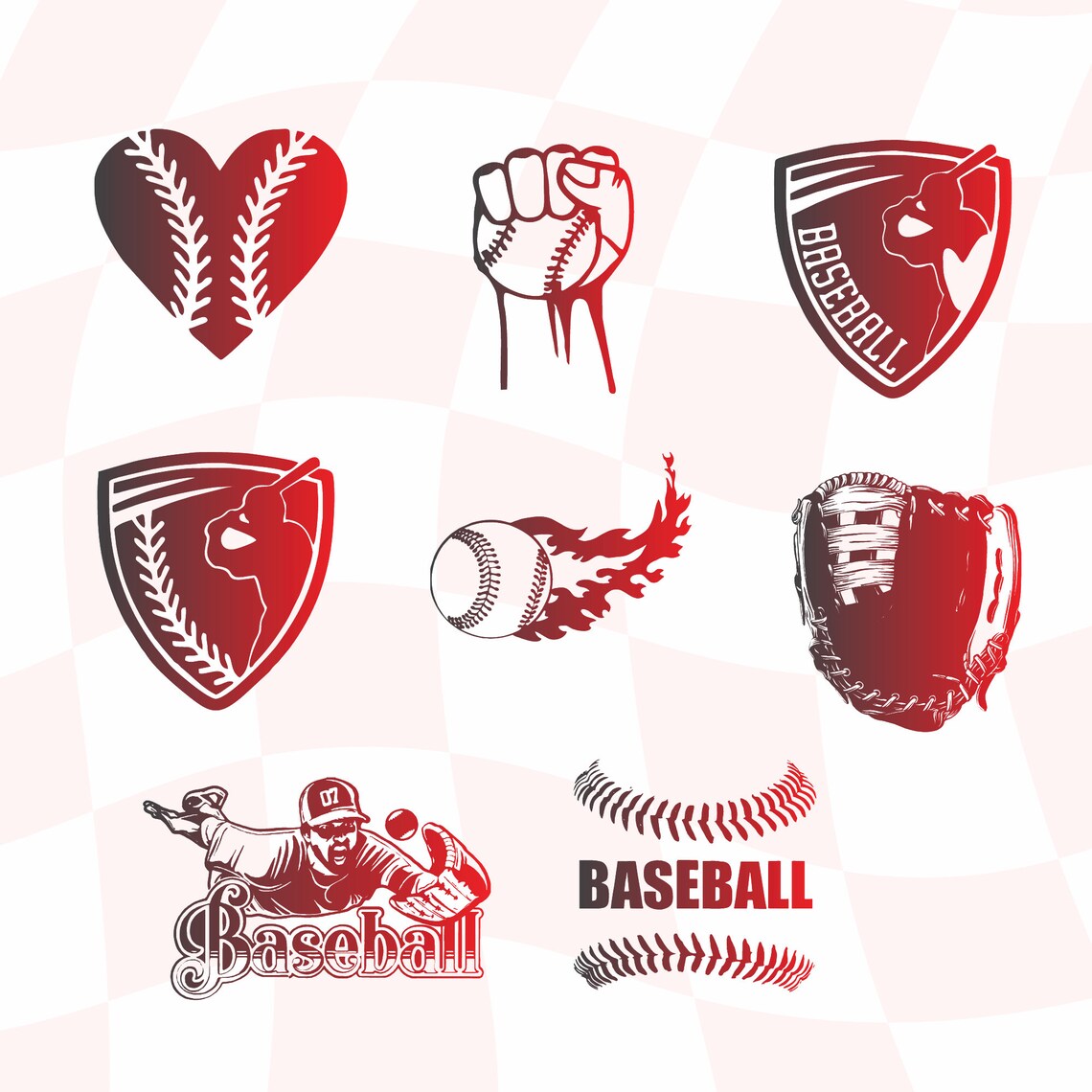 Baseball Svg Bundle, Baseball Clipart for Cricut, Baseball Quotes ...