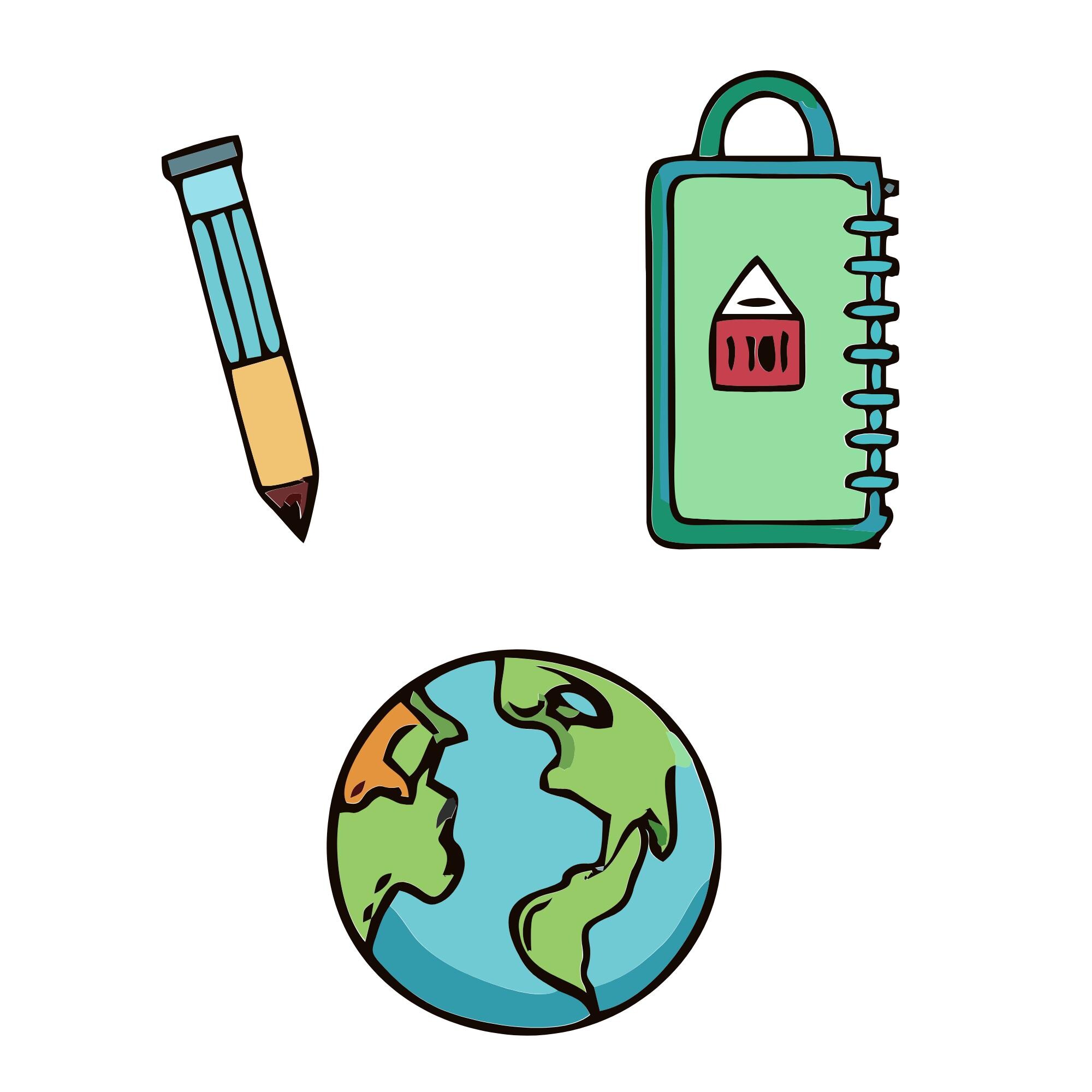 School Svg Bundle, Teacher Clipart, Students Vector, School Supplies ...