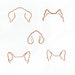 Dog Breed Ears Svg Bundle, Dog Ear Outline Clipart for Cricut, Dog Ear ...