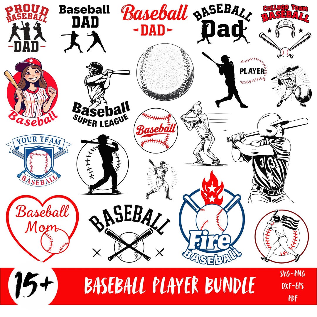 Baseball Svg, Baseball Png, Baseball Dad Clipart, Baseball Cut Files ...