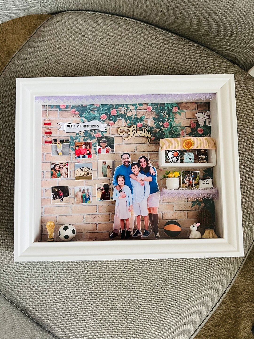 Family Themed Shadowbox | Miniature Shadowbox | Customized by Any Theme ...