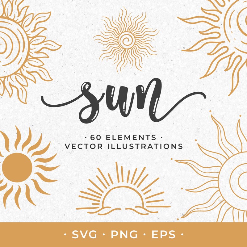 Sun and Moon Svg - Etsy