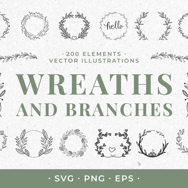 Vine Wreaths - Etsy