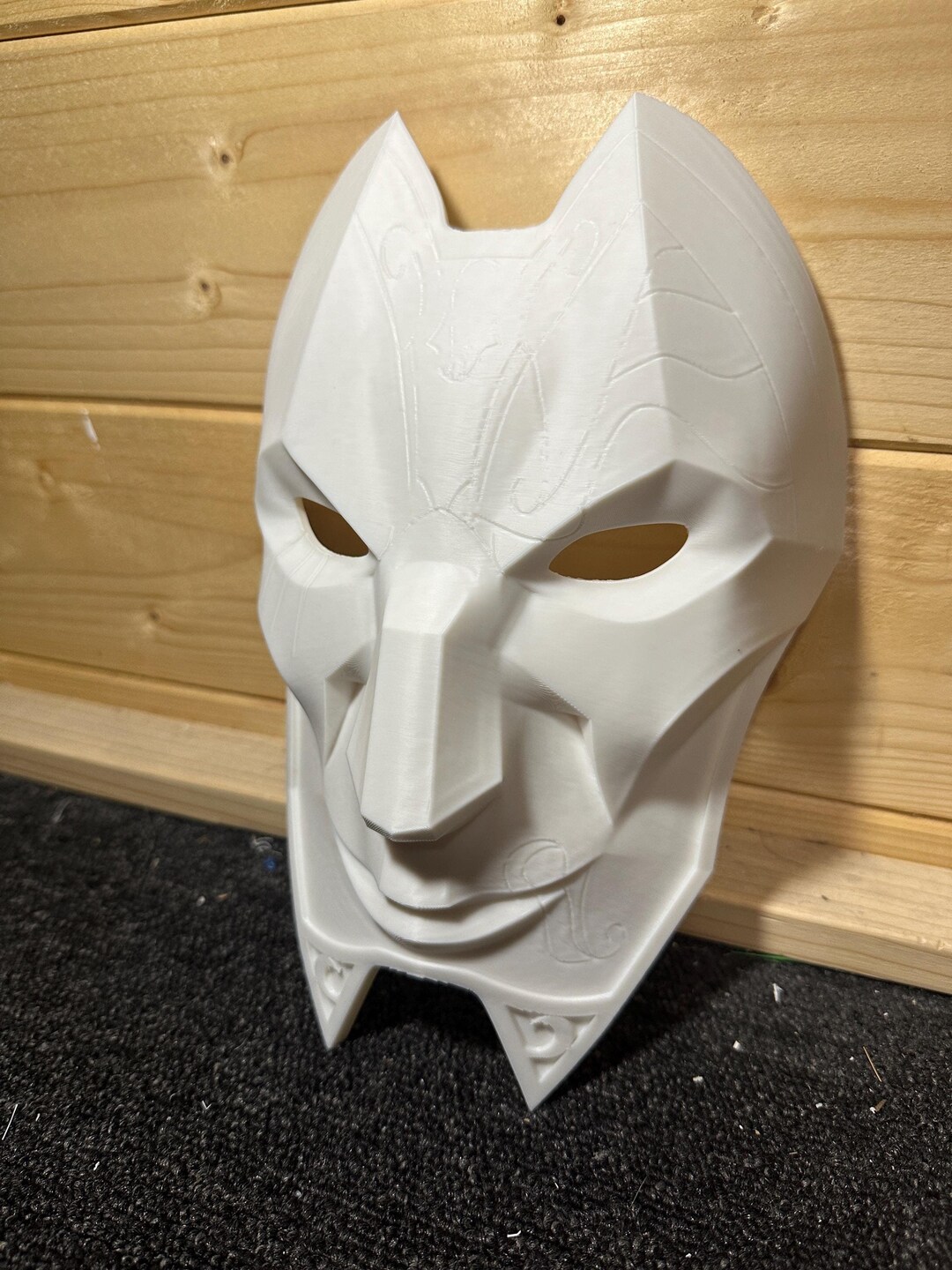Jhin Replica Mask League of Legends Cosplay Prop, Jhin Champion Mask ...