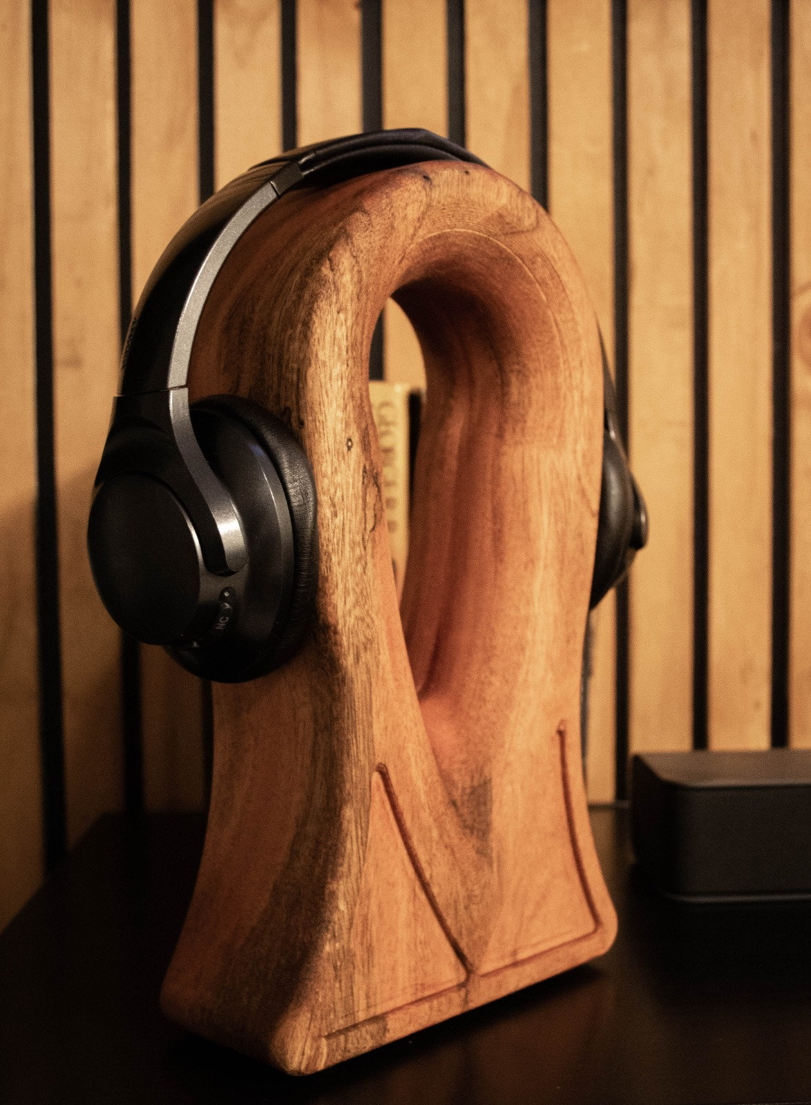 Wood Headphones Stand - Etsy