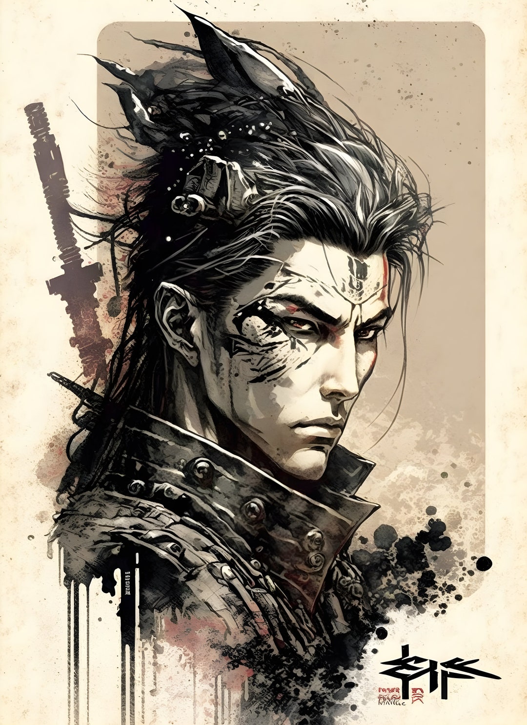 Kabuki Samurai - Etsy