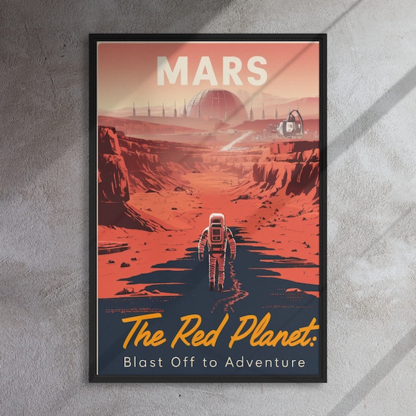 Retro Space Art - Etsy