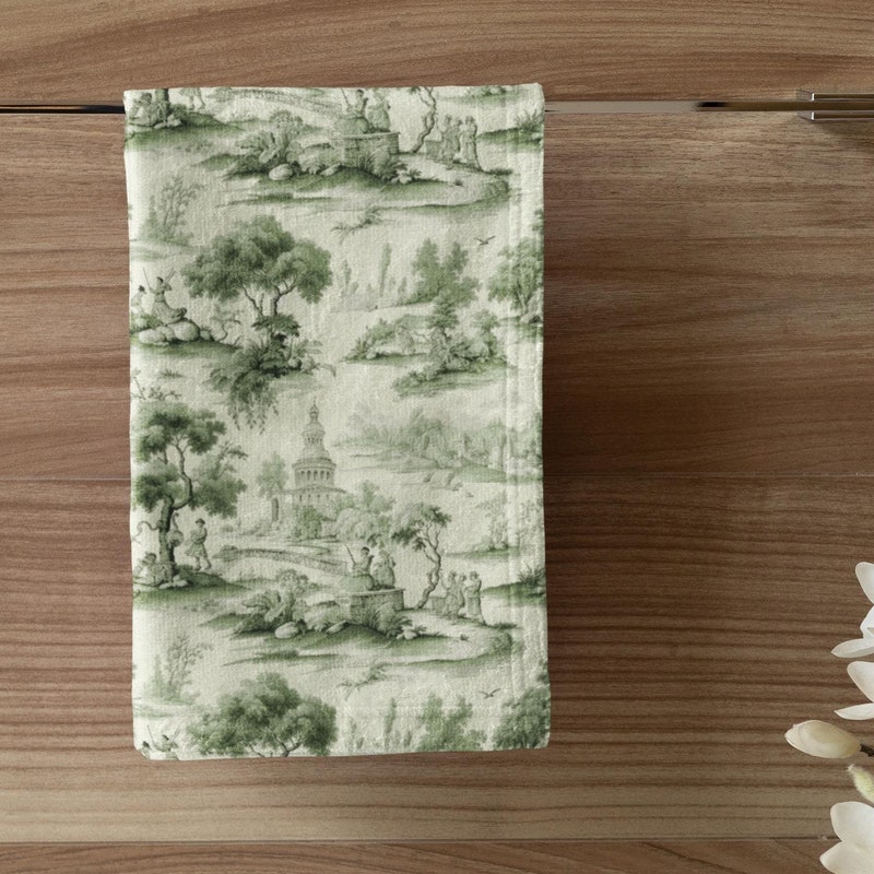 Green Kitchen Towels - Etsy
