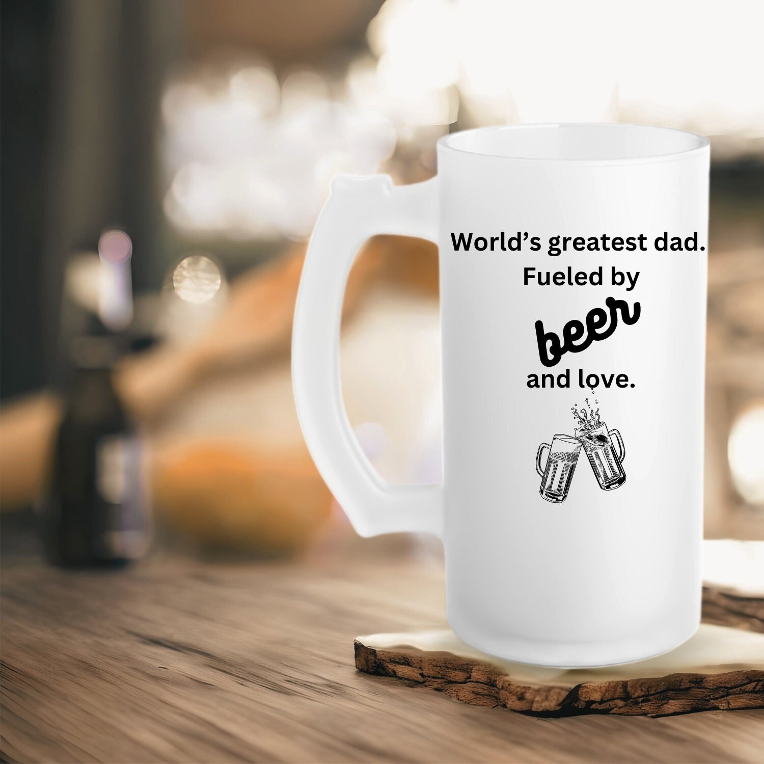 World's Greatest Dad Beer Mug, Father's Day Gift, Beer Mug, Mug for ...