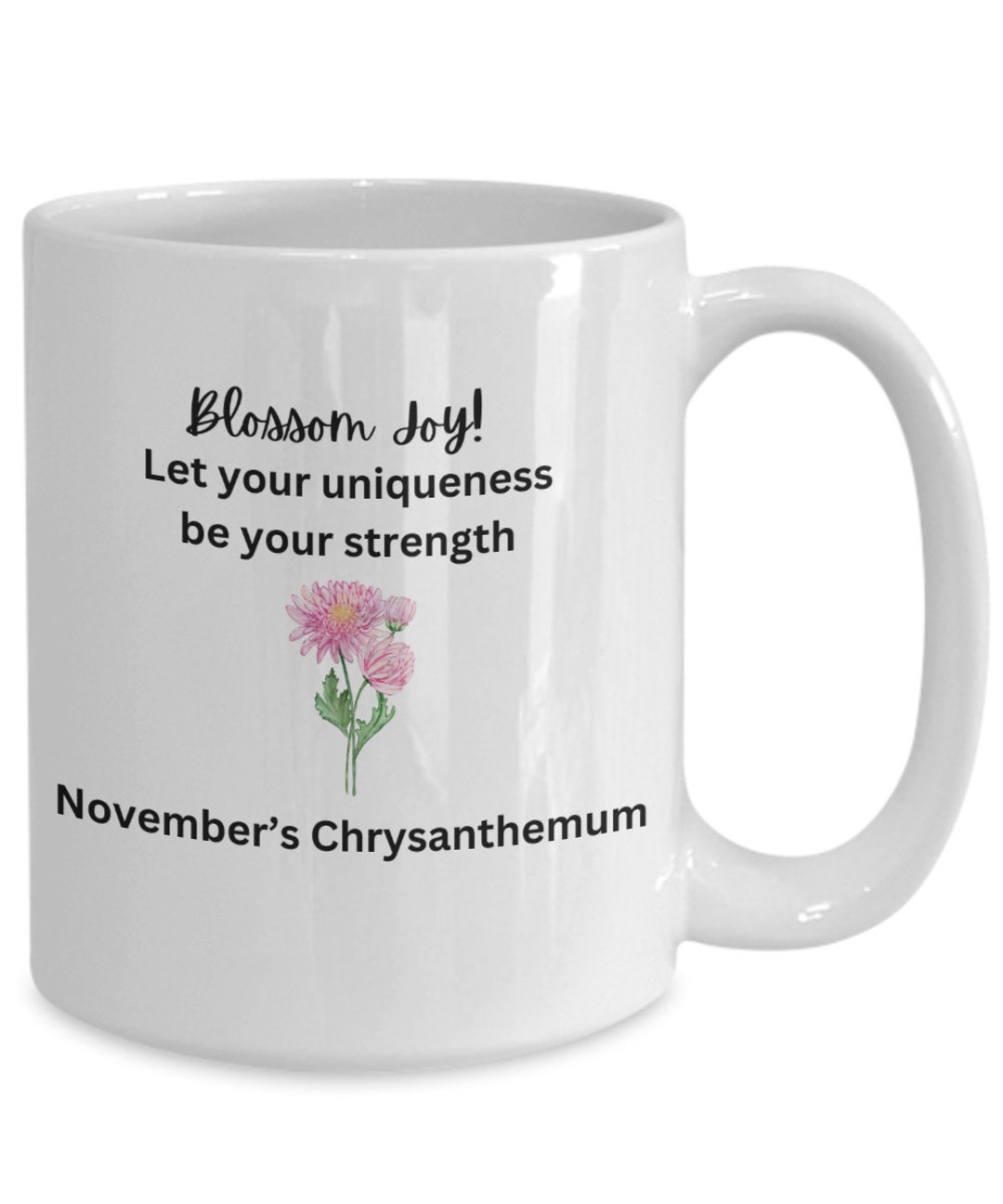 Gift This Beautiful April Birth Flower Mug to Someone Special, November ...