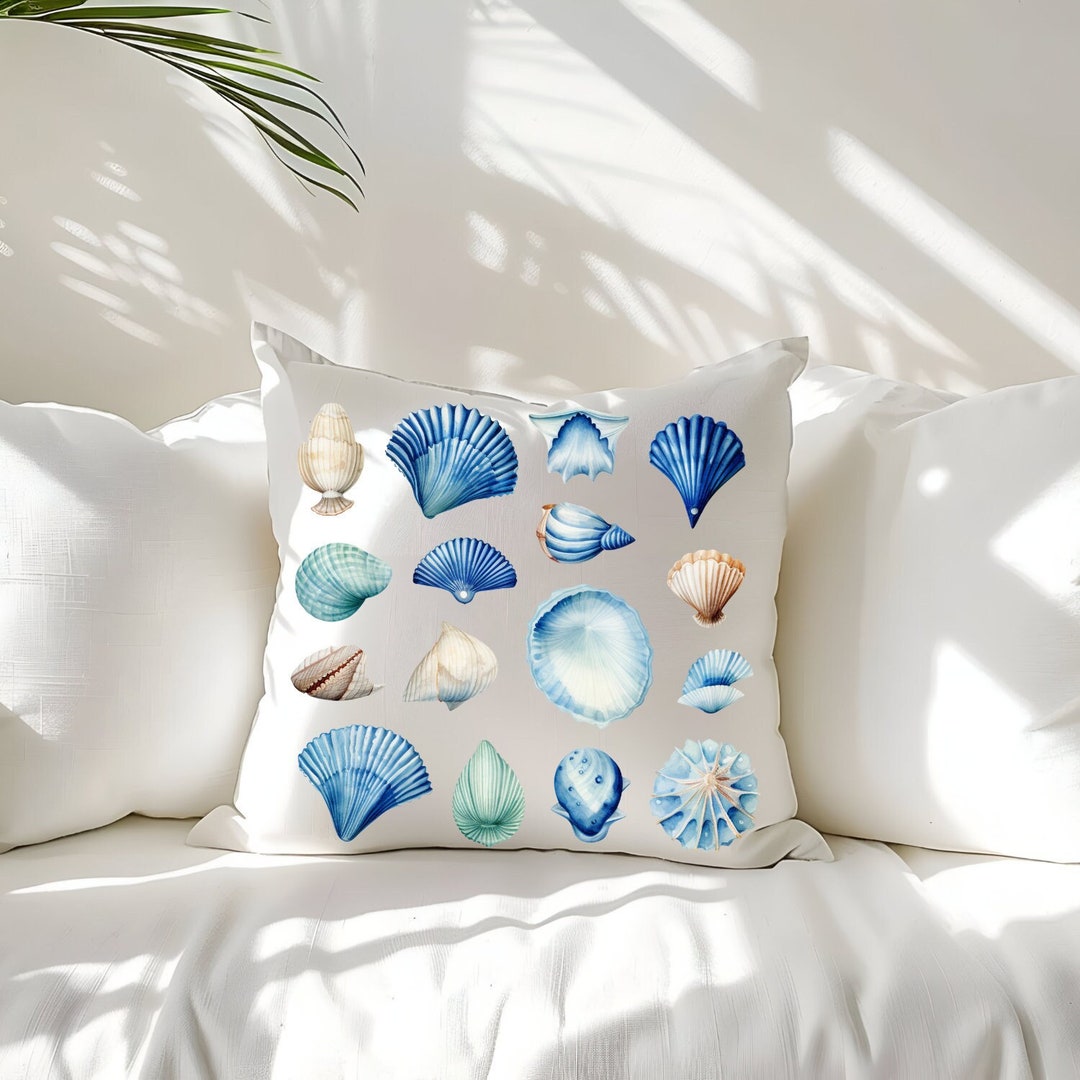 Ocean Inspired Style, Seashells Pillowcase, Boat Accessories, Nautical ...