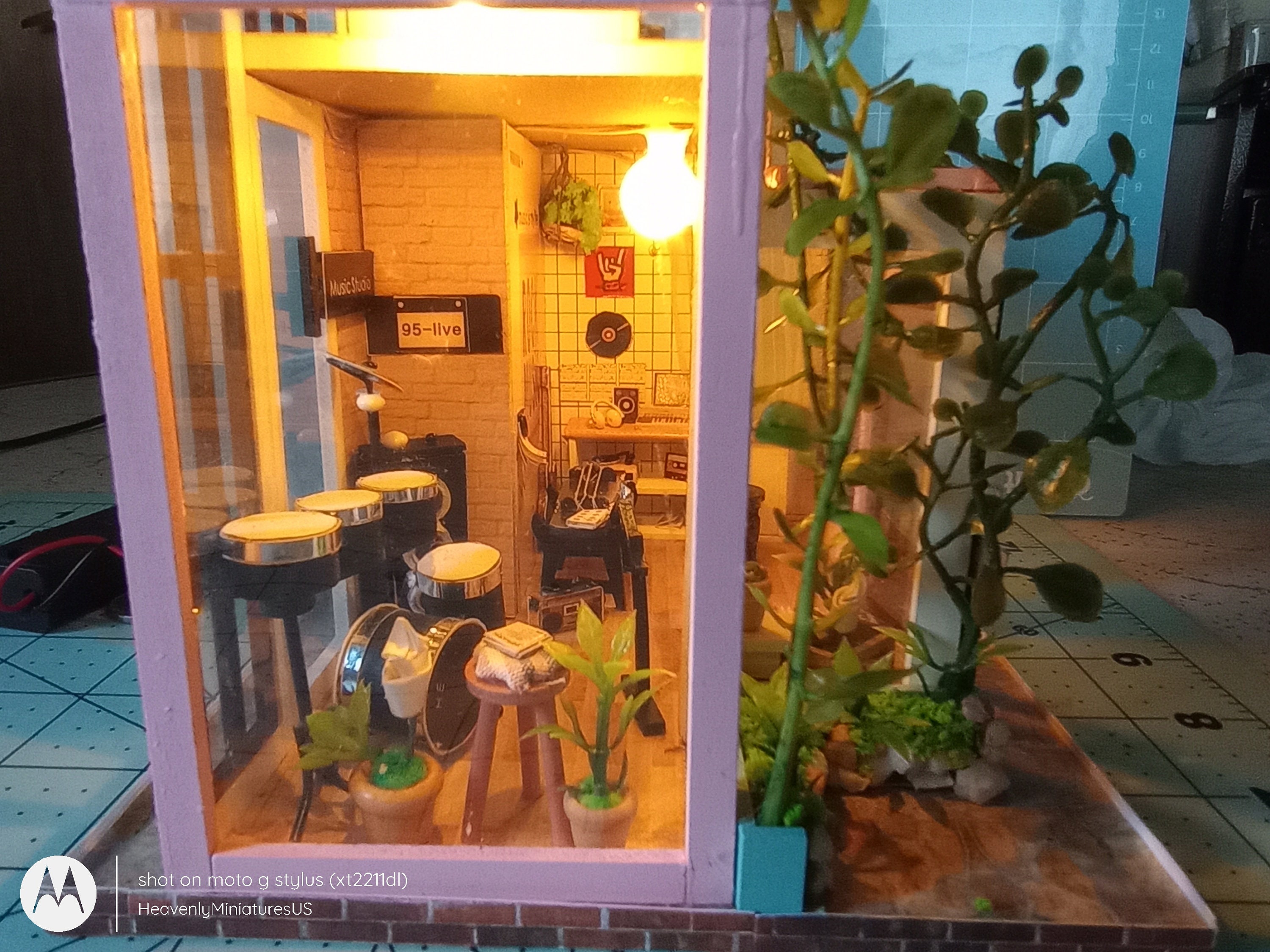 1:24 Dollhouse Miniature Rock N Roll Music Shop! Handcrafted. - Etsy