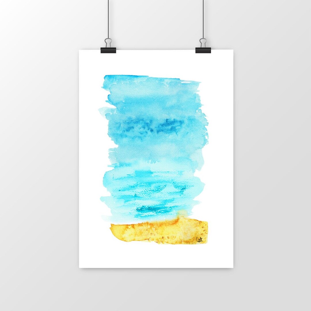 Poster Seascape Tranquility - Etsy
