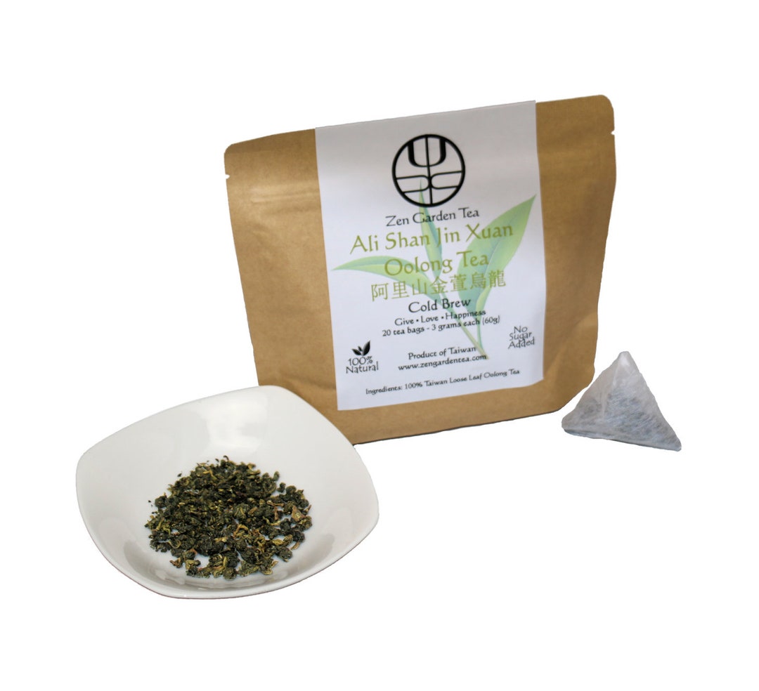 Taiwan Hot/cold Brew Ali Shan Jin Xuan Oolong Tea - 20 Tea Bags (3g Ea ...