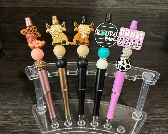 Beaded Pens Cowboy Pen Highland Cow Pen - Etsy