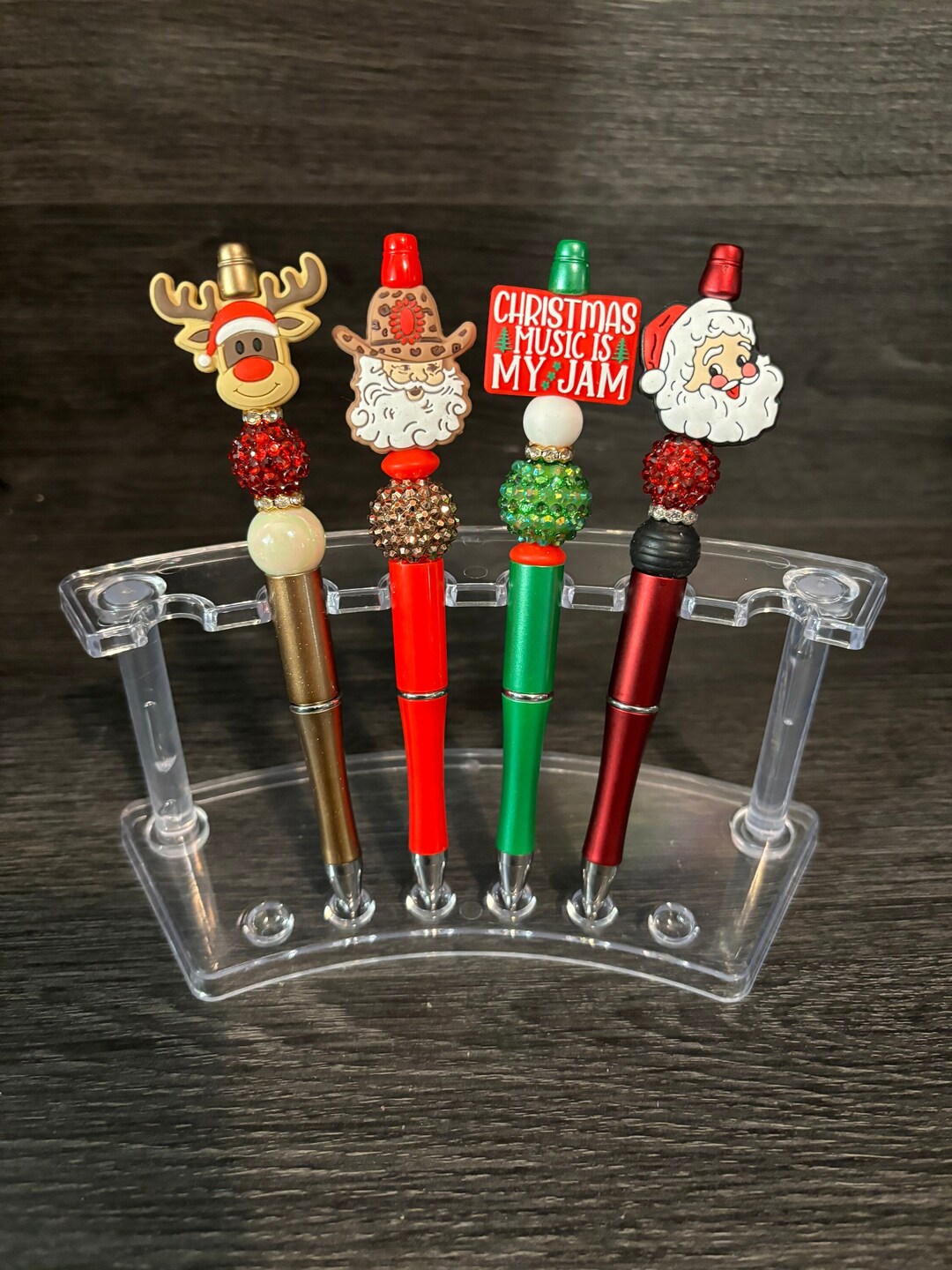 Beaded Pens Christmas Beaded Pens - Etsy