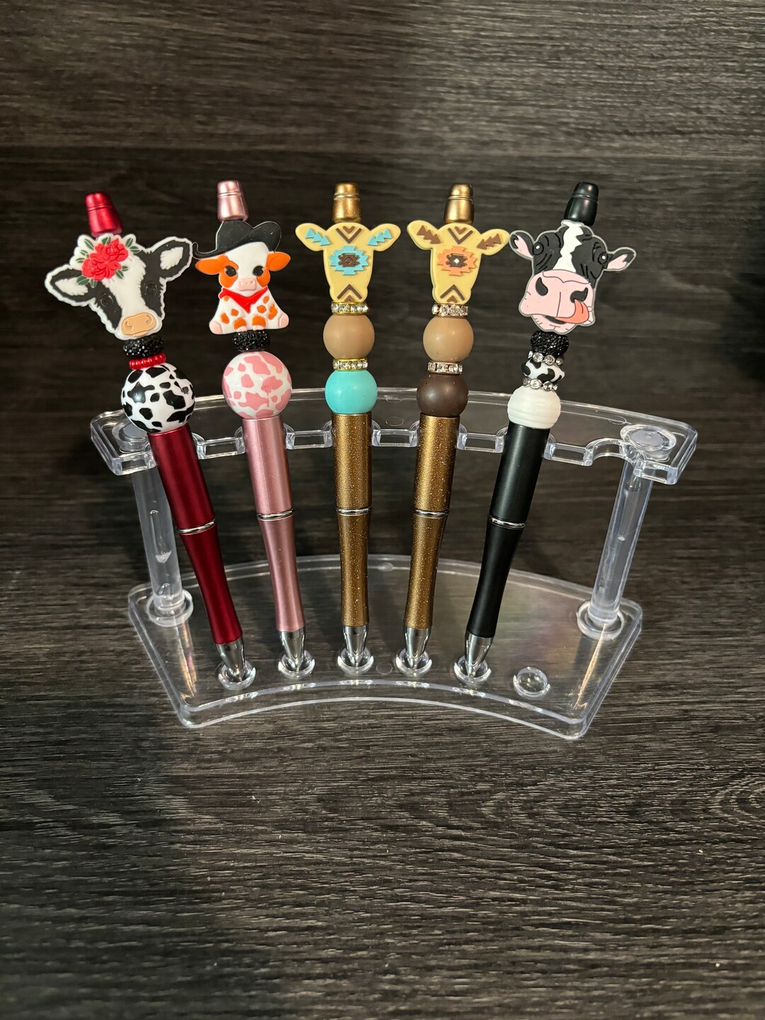 Beaded Pens Cow Pens Cow Beaded Pen - Etsy
