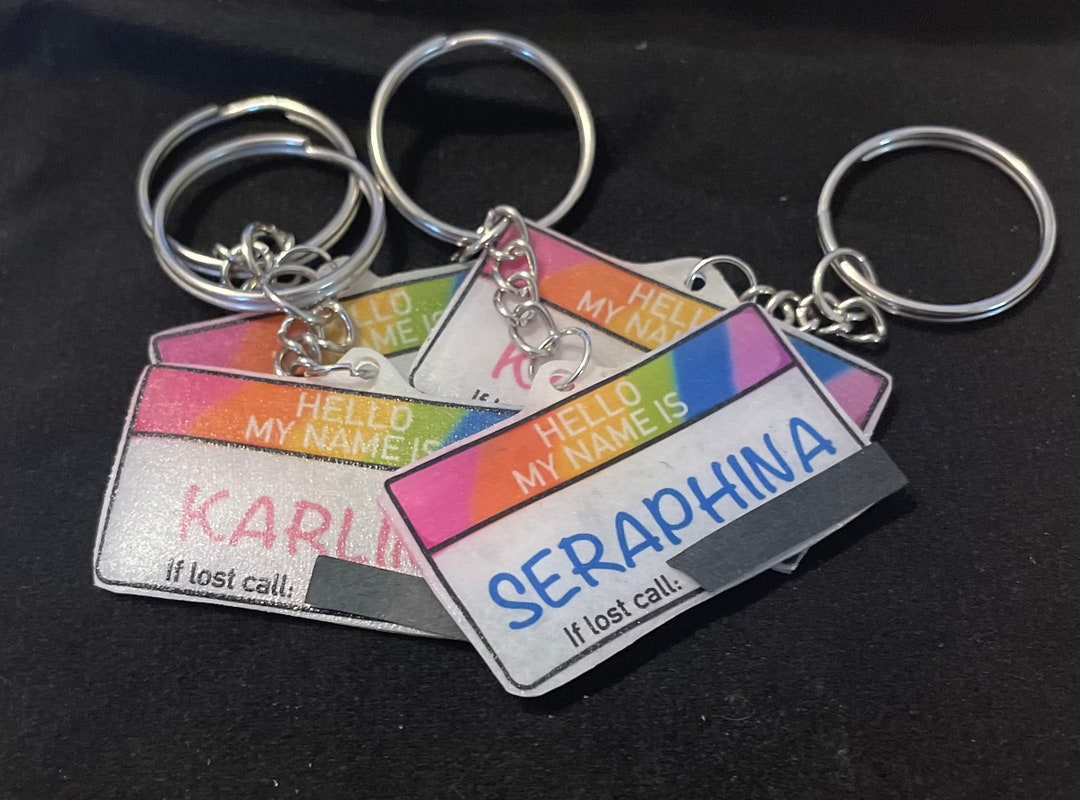 Child Identification Keychain - Etsy