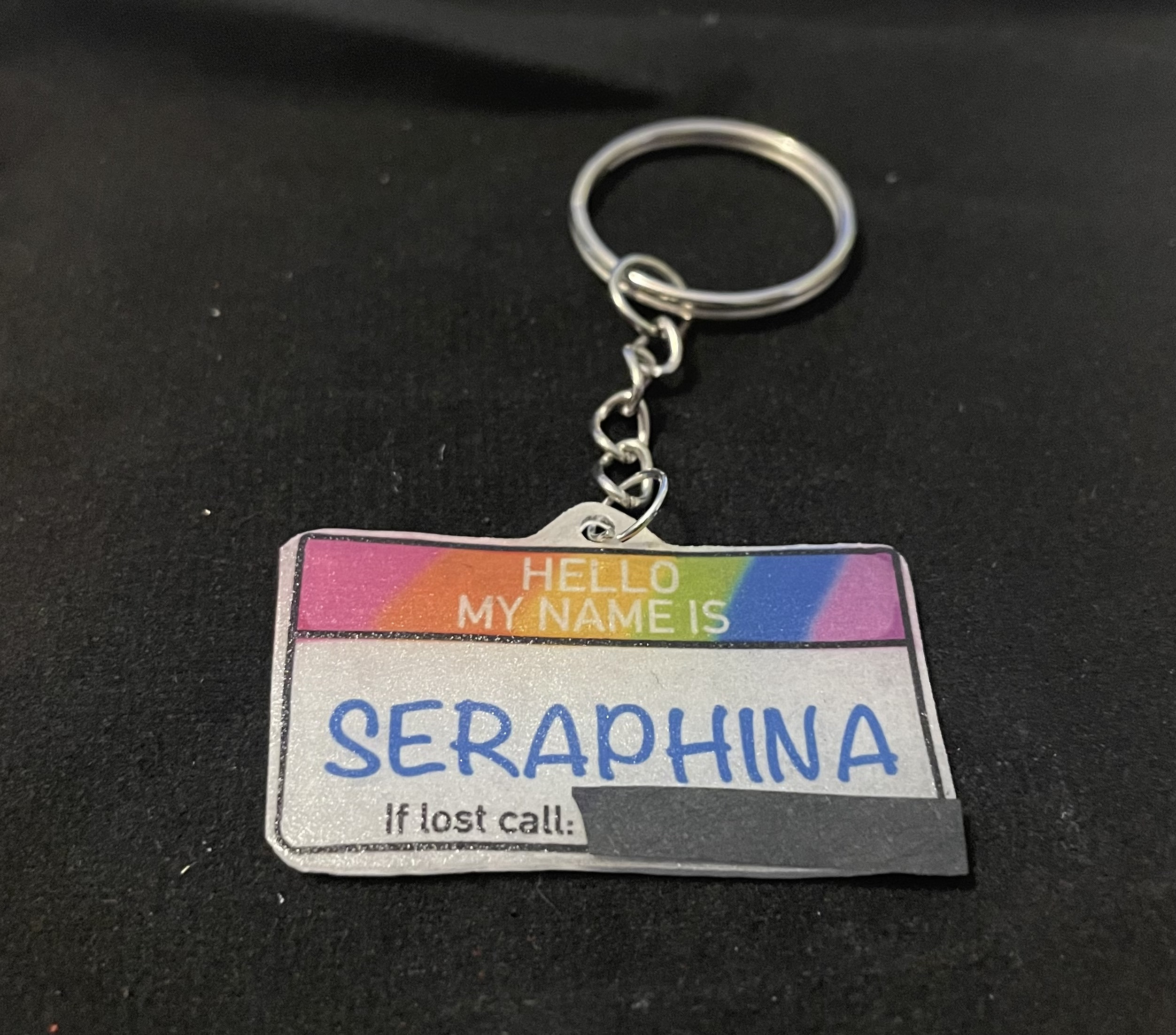 Child Identification Keychain - Etsy