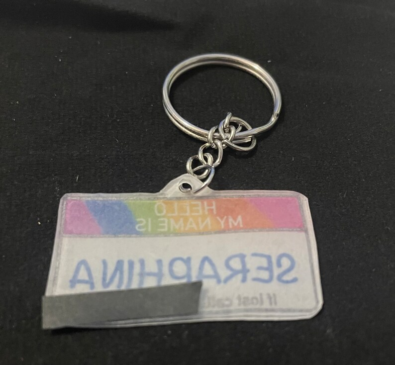 Child Identification Keychain - Etsy