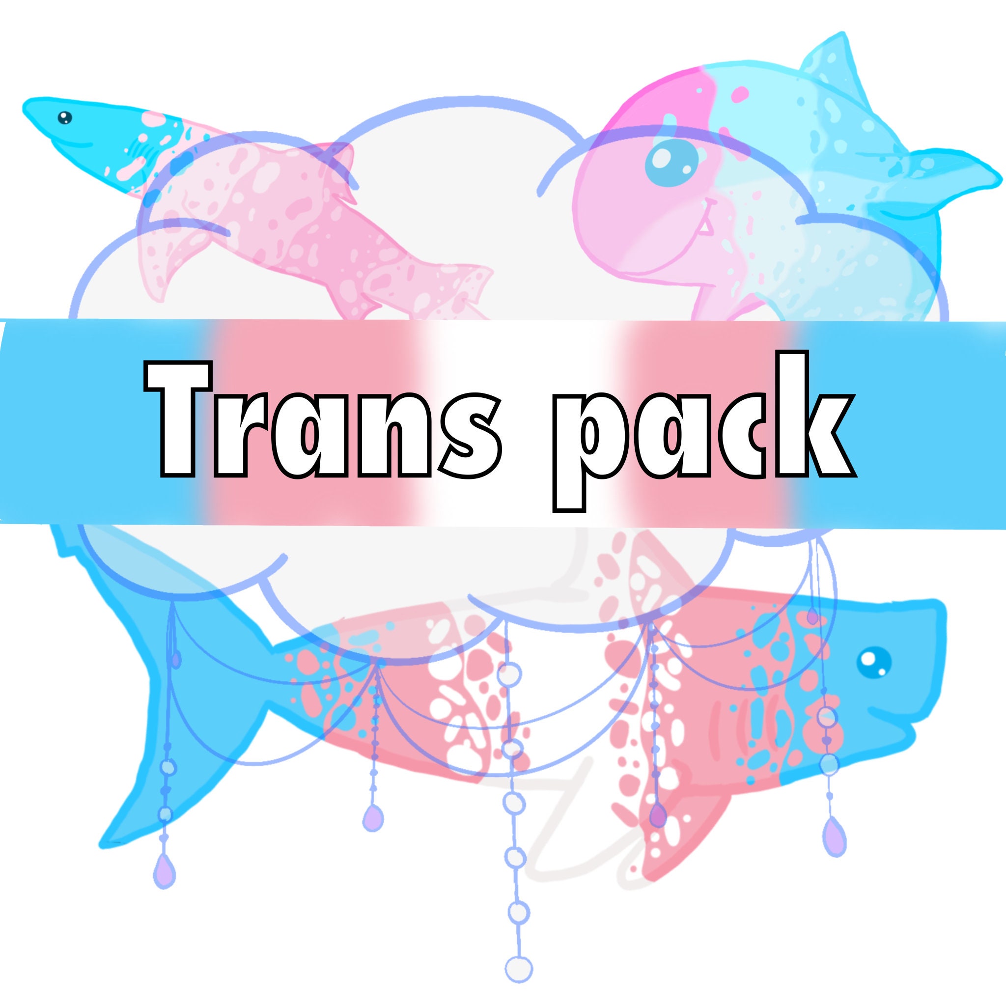 Trans Pride Pack Digital Pngs - Etsy