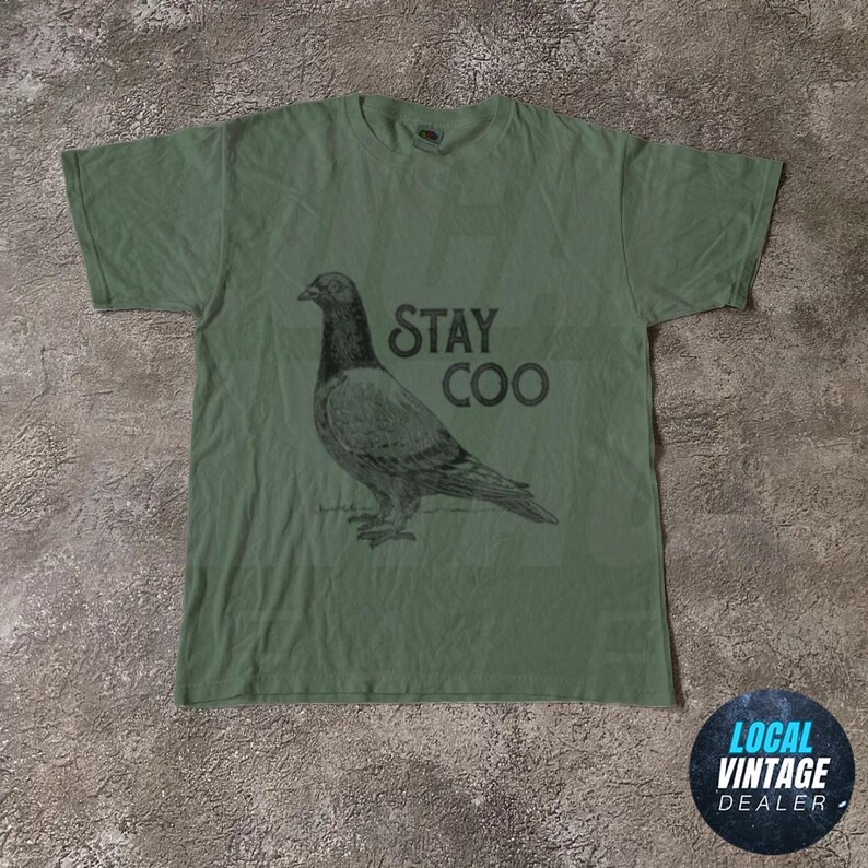 Stay Coo Shirt, Unisex Shirt, Funny Pidgeon Shirt, Bird Meme Saying ...