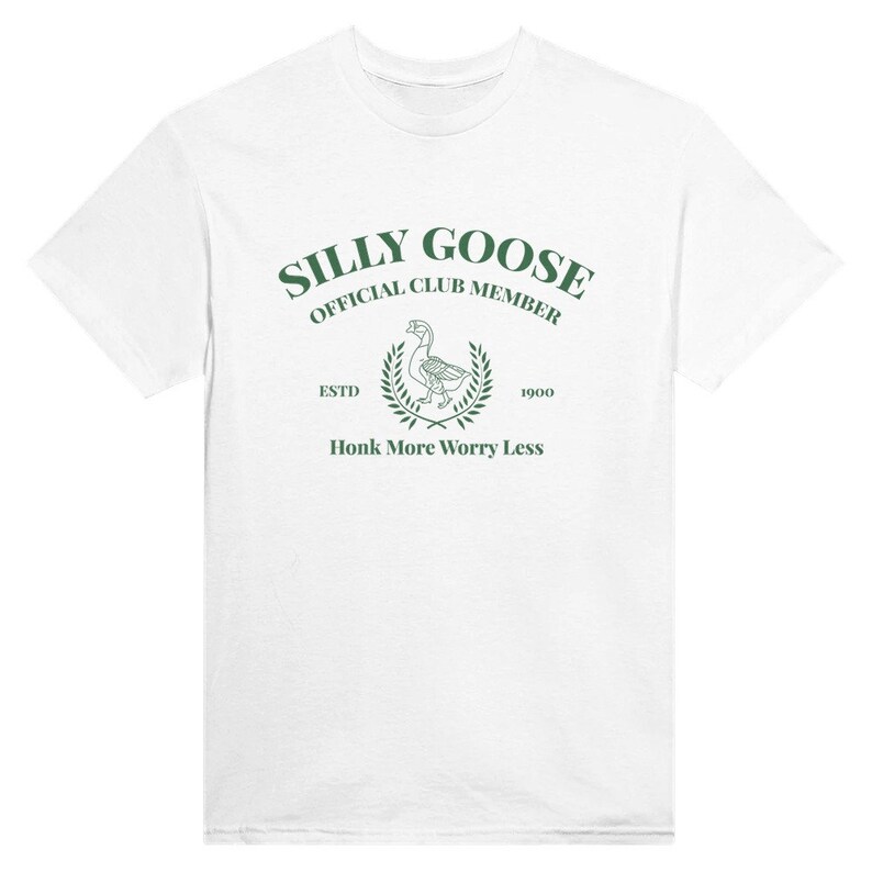 Silly Goose Official Club Member Crewneck T-shirt, Unisex Silly Goose ...