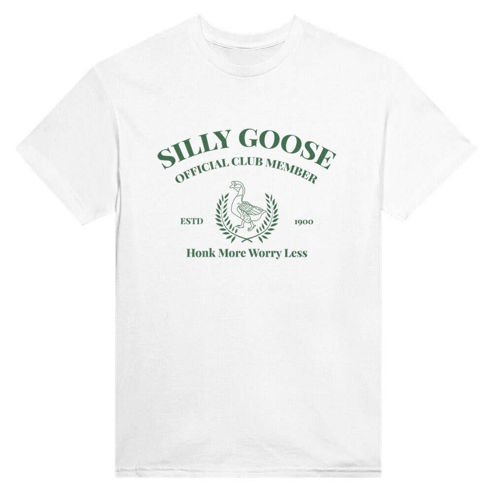 Silly Goose Official Club Member Crewneck T-shirt, Unisex Silly Goose ...