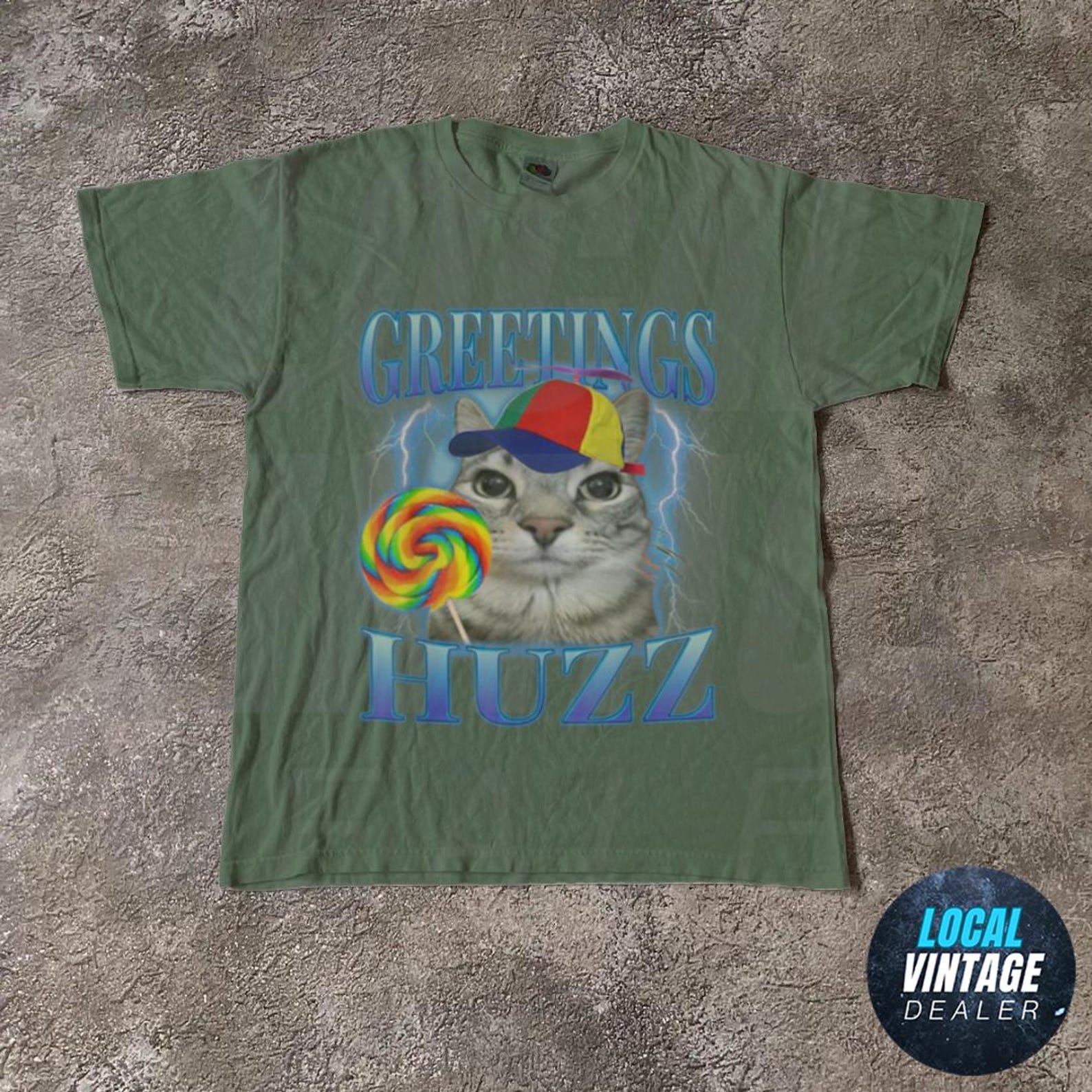 Greetings Huzz Funny Gen Z Gen Alpha Slang Meme T-shirt, Brainrot ...