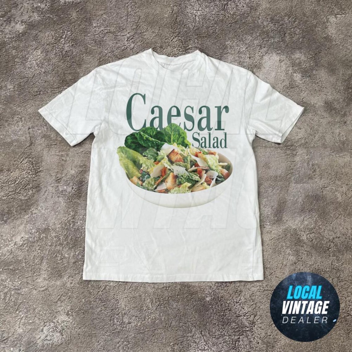 Caesar Salad Graphic Tee | Retro Vintage Style | Unisex Casual Wear ...