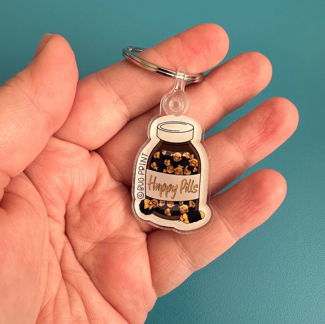 Rubber Ducky Isopod Cubaris Sp Species Keyring Keychain Made From ...