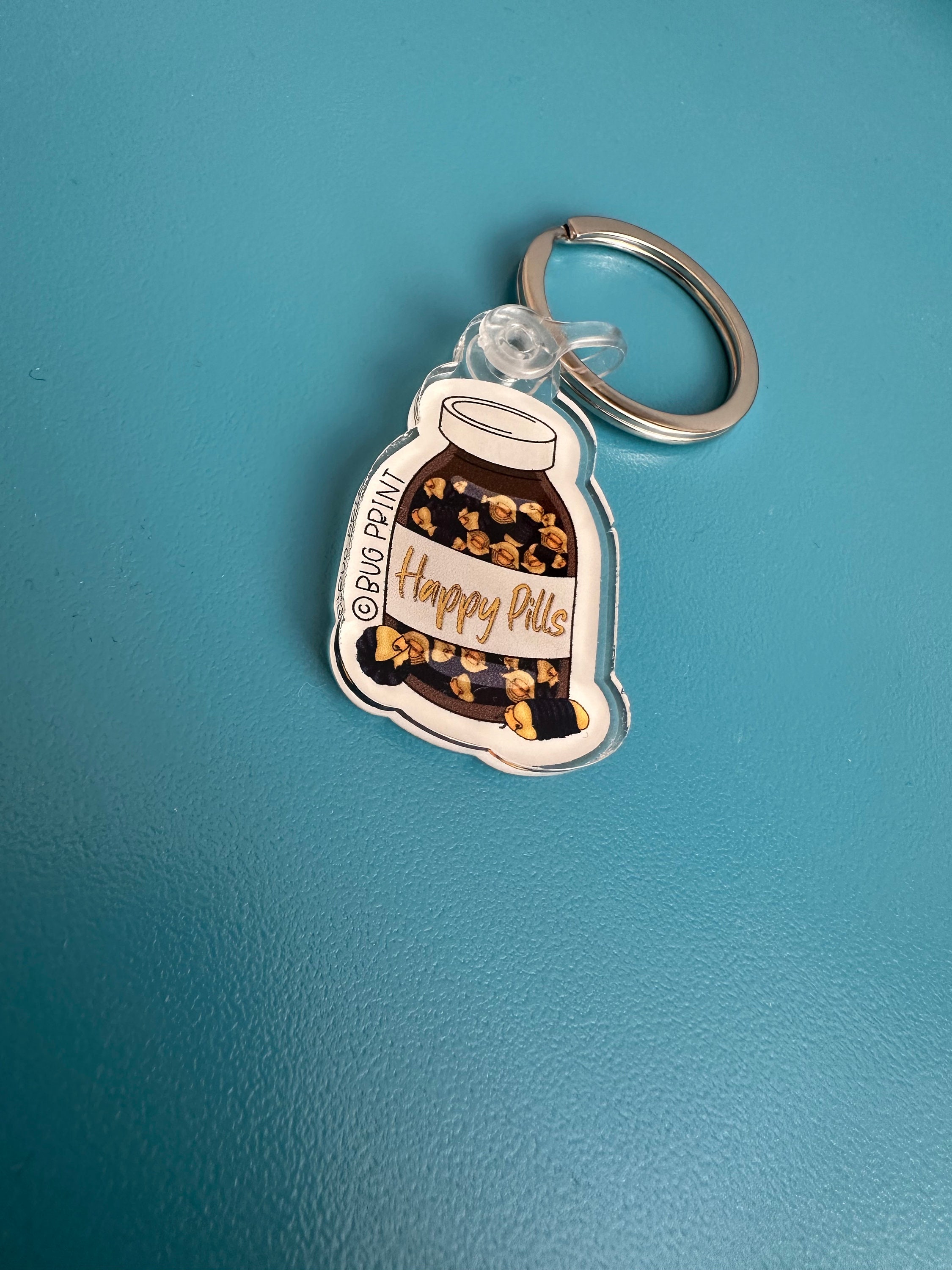 Rubber Ducky Isopod Cubaris Sp Species Keyring Keychain Made From ...