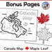 Canadian Wildlife Colouring Pages & Dot Art - Etsy