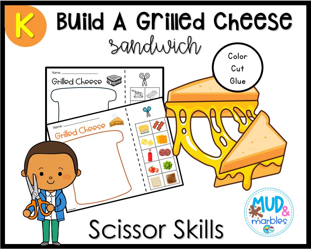 Build A Grilled Cheese Sandwich Scissor Skills - Etsy