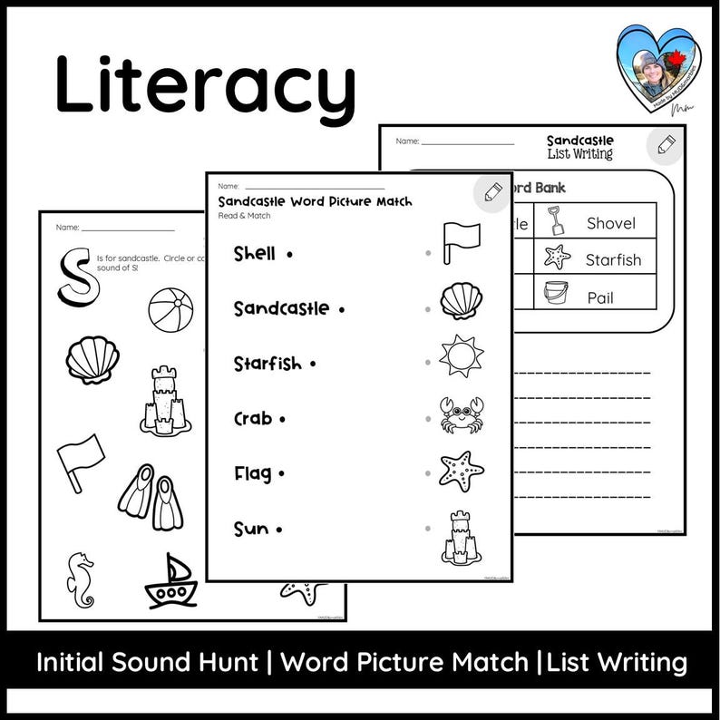 10 Sandcastle Printable Activities - Etsy