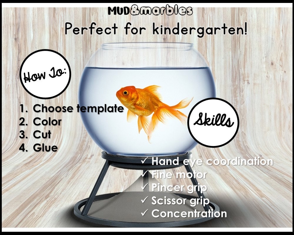 Build an Aquarium Scissor Skills - Etsy