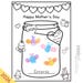 Mother's Day Lovebug Thumbprint Keepsake Printable Craft 2026 - Etsy