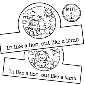 In Like a Lion Out Like a Lamb - Etsy